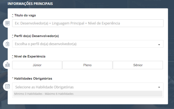 Como criar vaga de desenvolvedor - Blog ProgramaThor